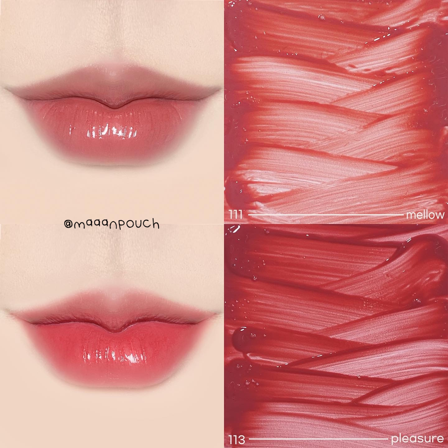 라카(LAKA) 프루티 글램 틴트 [111 멜로우] - 그냥남자파우치 님의 광고 없는 내돈내산 찐리뷰